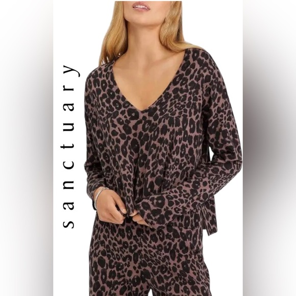 Sanctuary | Tops | Nwt Sanctuary Animal Print Top Classy Mink | Poshmark